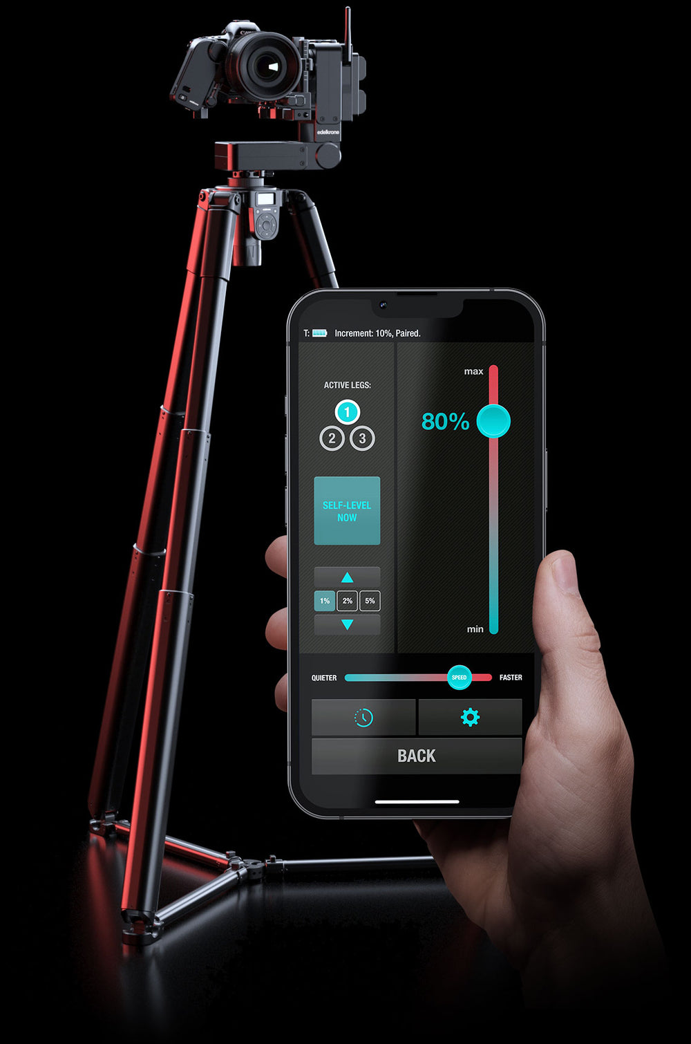 Tripod X - Motorized Self Moving & Leveling Tripod