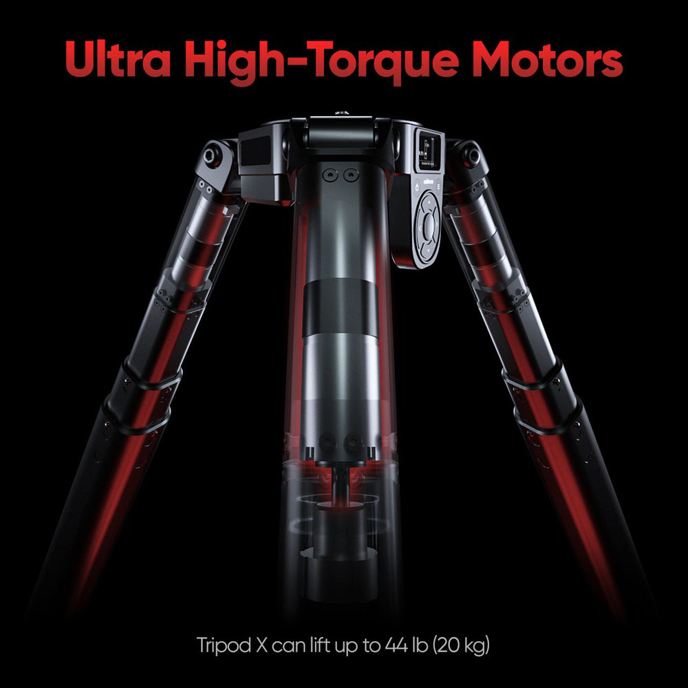 Tripod X - Motorized Self Moving & Leveling Tripod